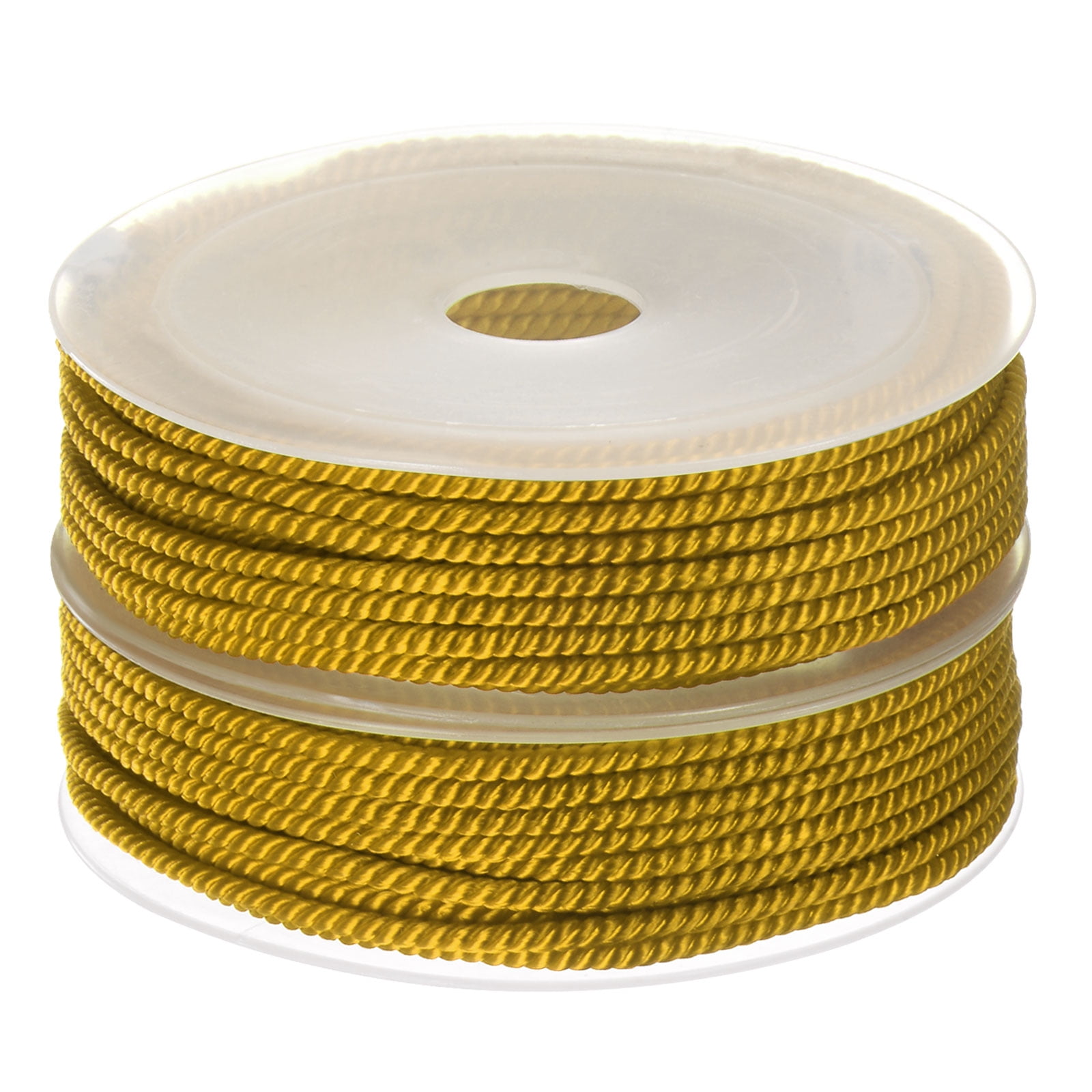 2 Pack Twisted Nylon Twine Thread Beading Cord 3mm 7M/23 Feet Extra ...