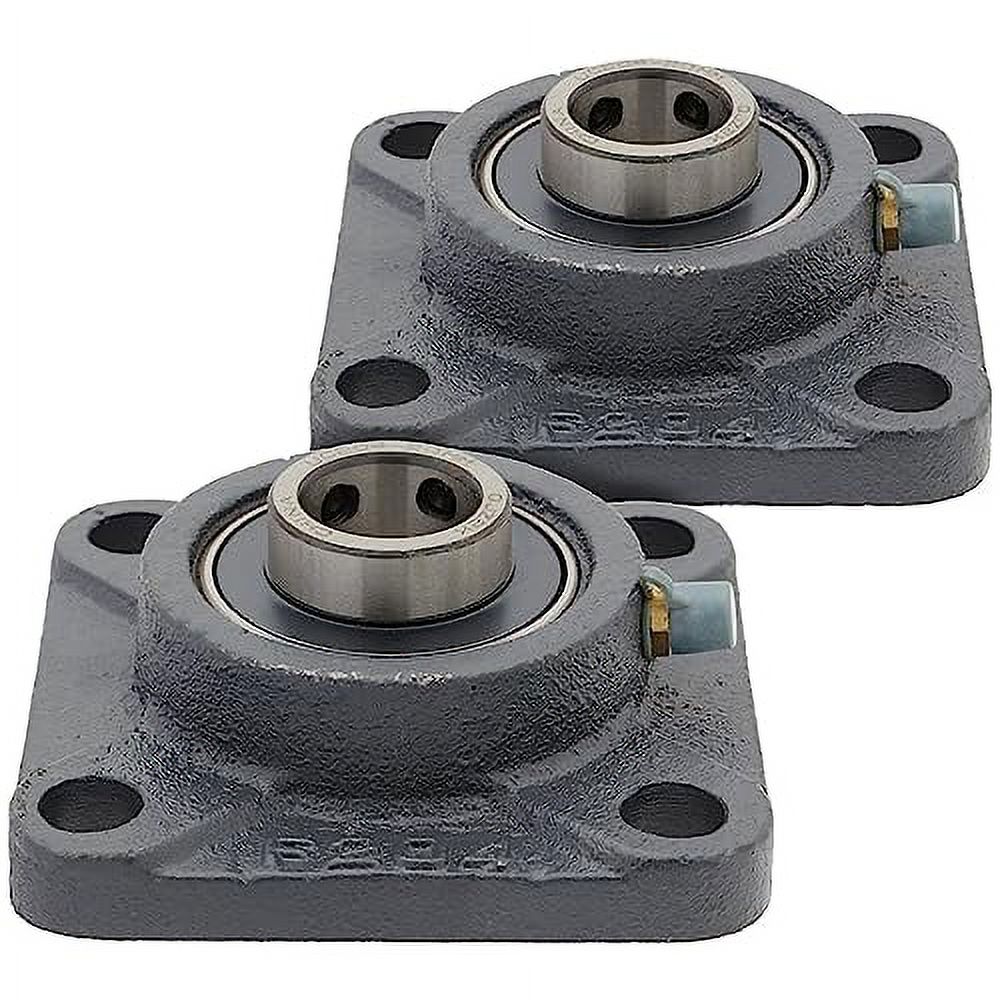 [2-Pack] UCF204-4-Bolt Flange-Mount Ball Bearing Unit - Insert Bearing UC204 - Walmart.com