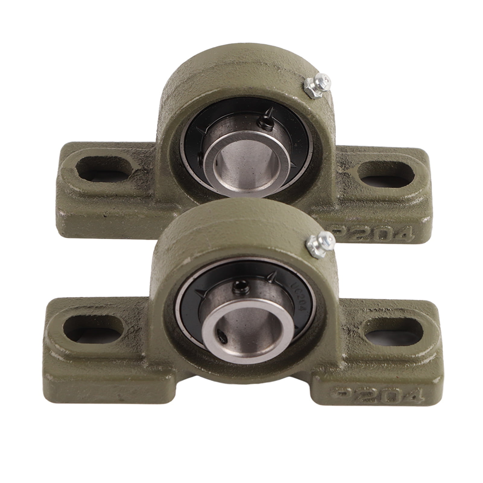 2-Pack UCP204 Pillow Block Mounted Ball Bearings, Bore Diameter 20mm - Walmart.com