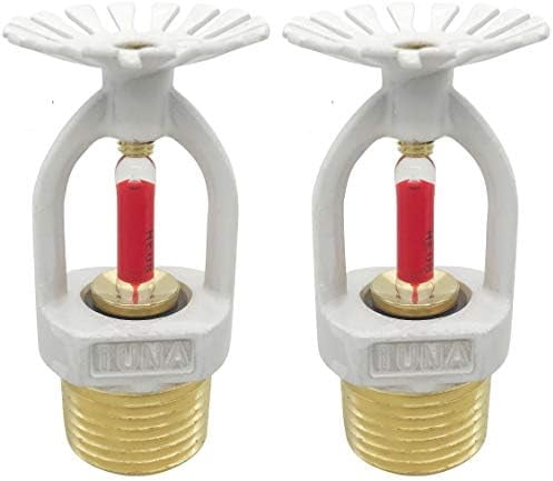 (2 Pack) UL & CUL Listed Fire Sprinkler Head Pendent Spray 1/2” NPT 155 ...