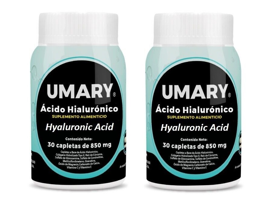 2 Pack UMARY Hyaluronic Acid 30 Caplets 850 Mg Walmart 2-pack-umary-hyaluronic-acid-30-caplets-850-mg-walmart