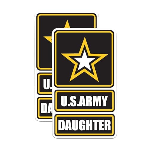 (2 Pack) US Army Daughter Magnets - United States Army Military - 5" On ...