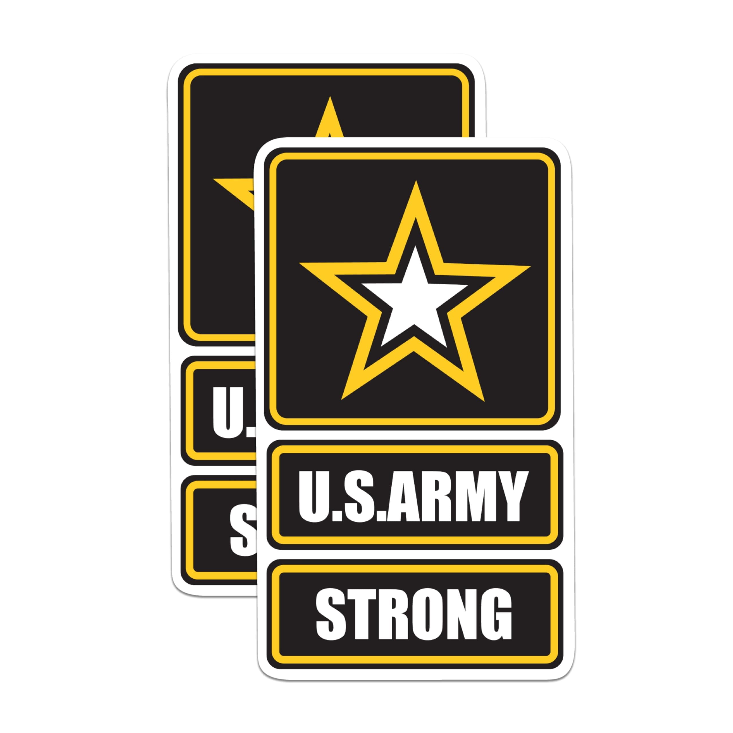 (2 Pack) US Army Strong Magnets - United States Military Army - 5" On ...