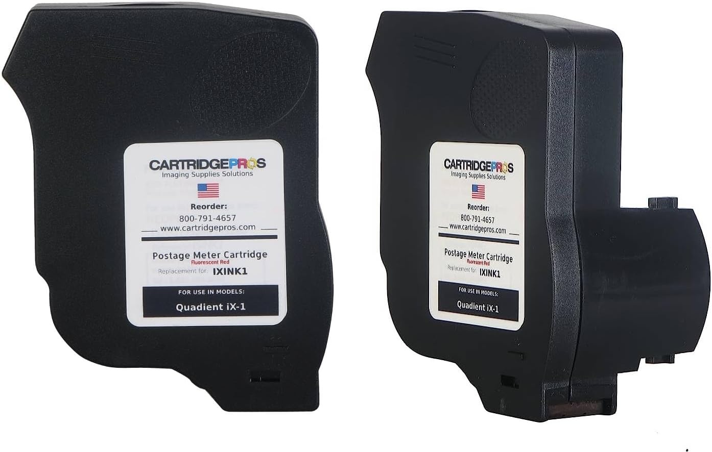 2-Pack USA Made Cartridge Pros IXINK1 Red Ink Cartridge Compatible for ...