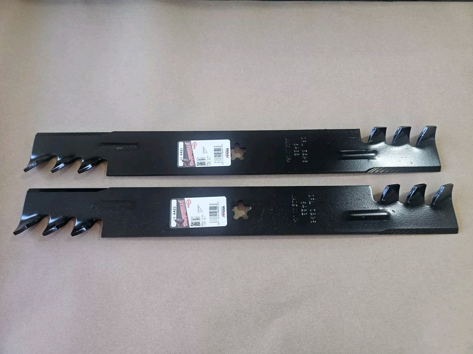2 Pack USA Made Mulching Blades for Craftsman Poulan 42" 138971 134149 ...