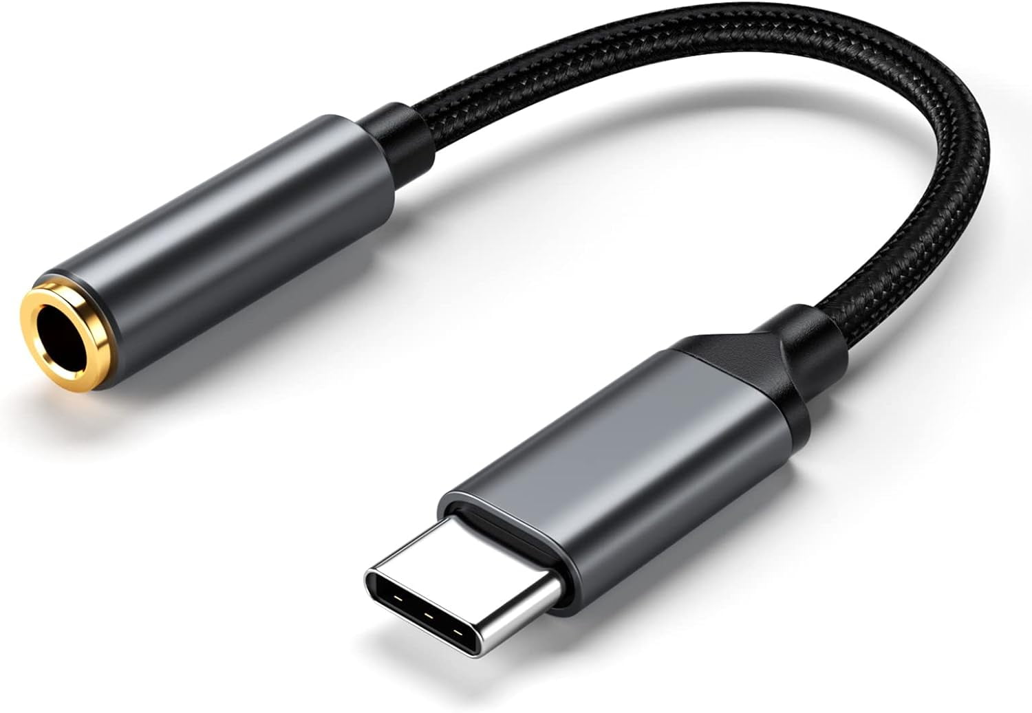 [2 Pack]USB C to 3.5mm Headphone Jack Adapter, Type Aux Audio Dongle Cable Cord Earphone Adaptor ...