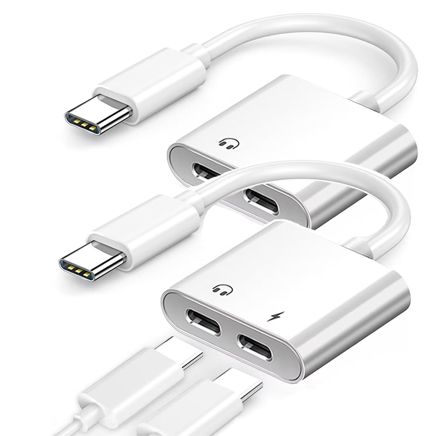 Usbc To Usbc USB-C Splitter Adapter - 100W PD Charging + Headphone Jack ...