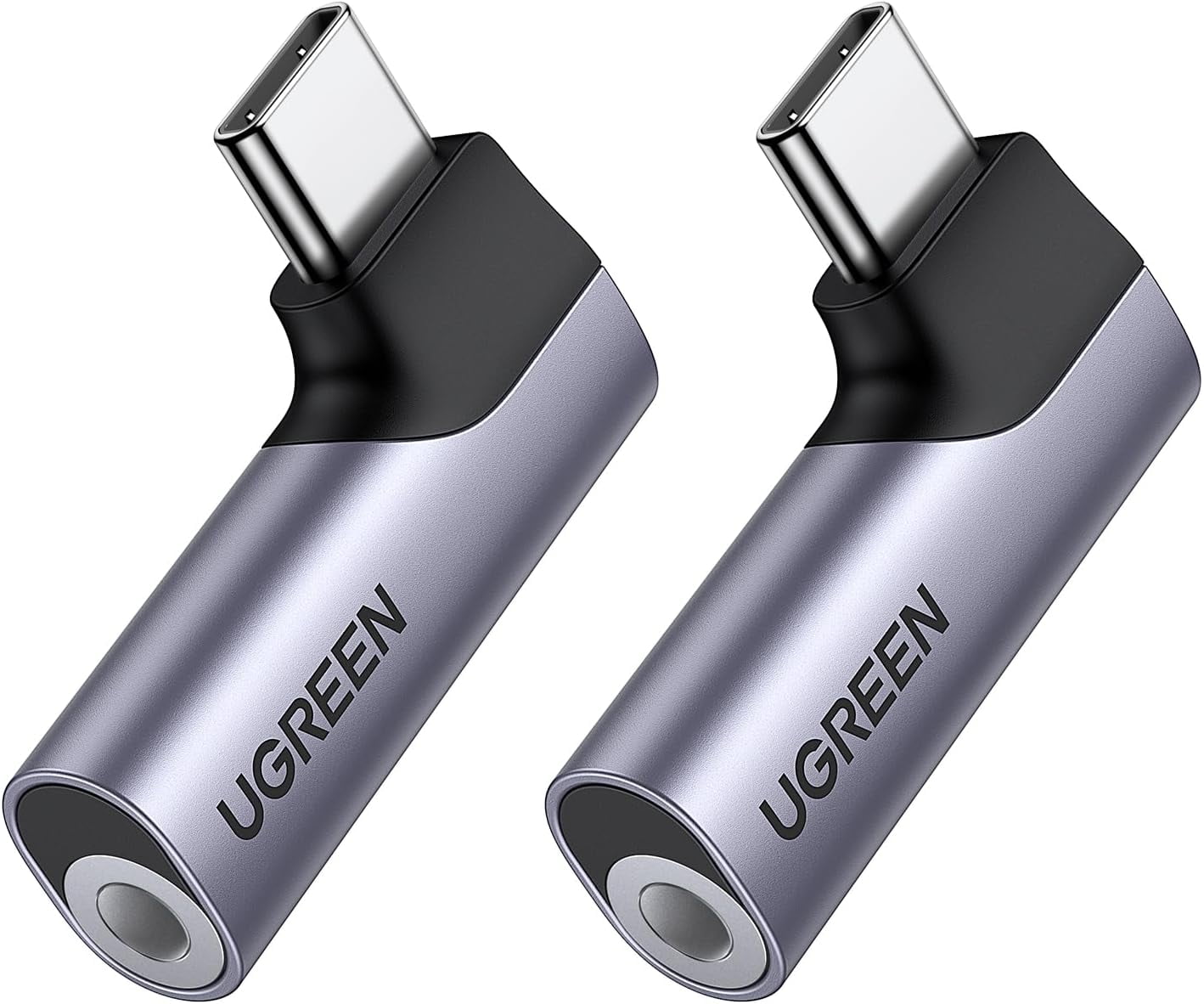 2 Pack USB C to 3.5mm Audio Adapter Type C Aux Headphone Jack DAC ...