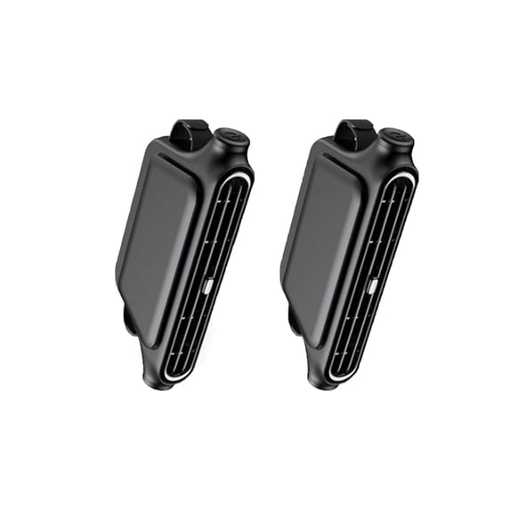 2 Pack USB Car Headrest Mount Cooling Fan, 3 Adjustable Speed Rotatable ...