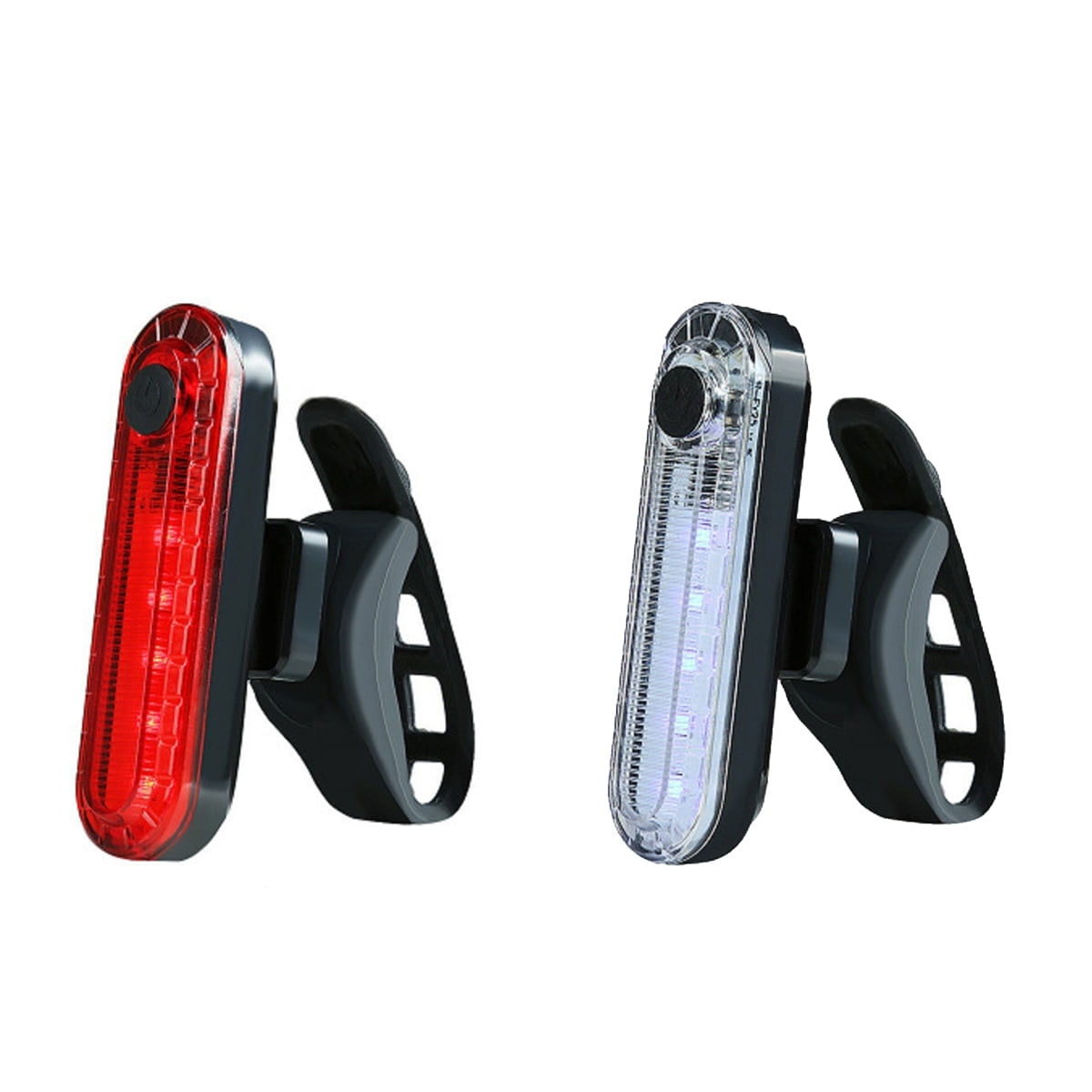 2 Pack USB Rechargeable LED Bicycle Tail Light Rear Light, Waterproof ...