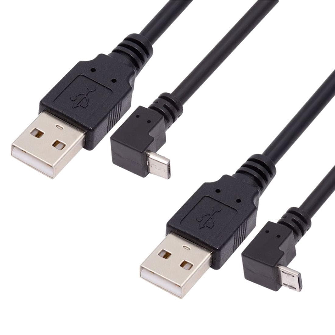 2 Pack USB to Micro USB Cable,USB 2.0 Male to Micro USB 5Pin Male ...