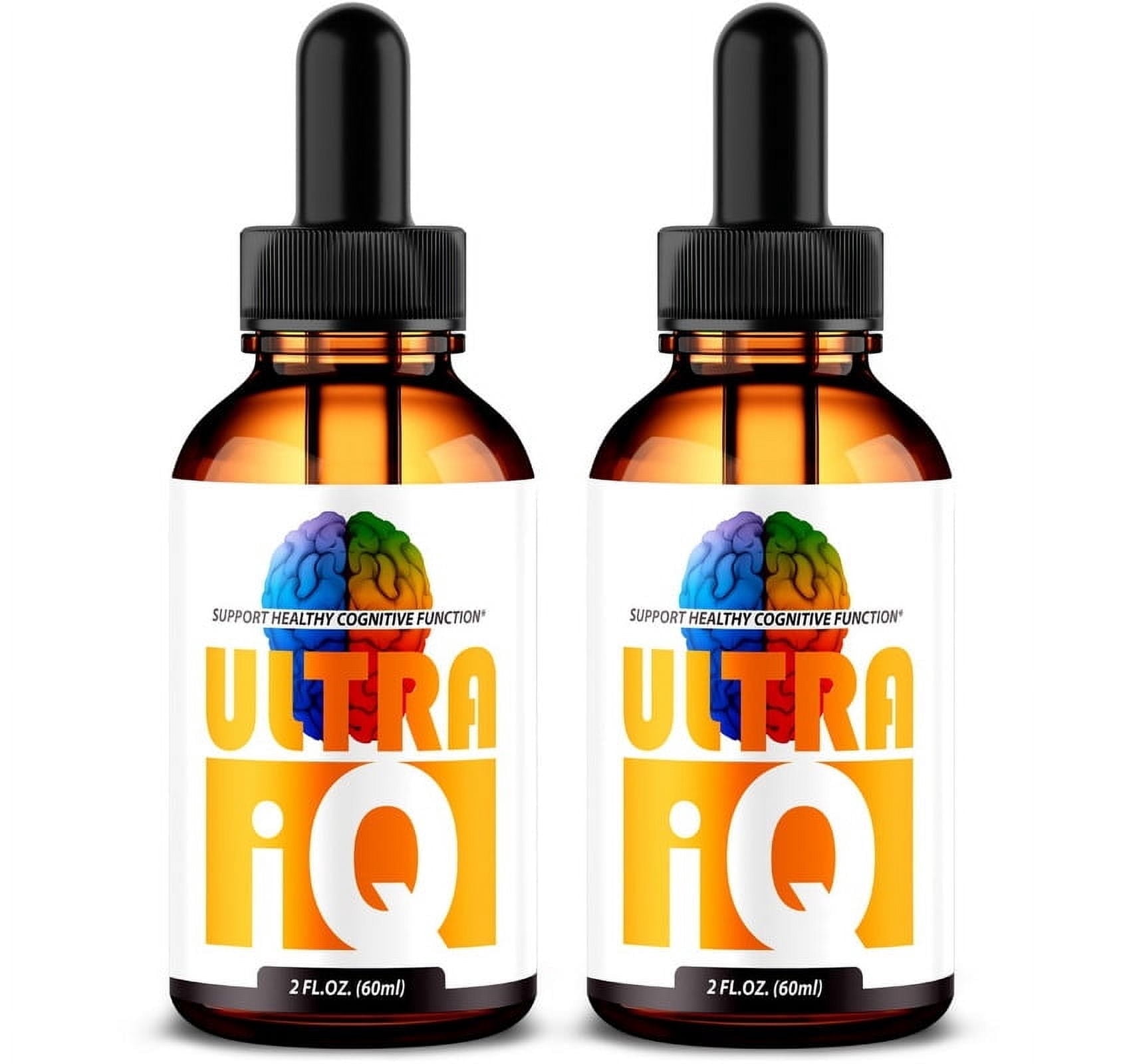 (2 Pack) Ultra IQ Brain and Focus Drops – Premium UltraIQ Brain Formula ...