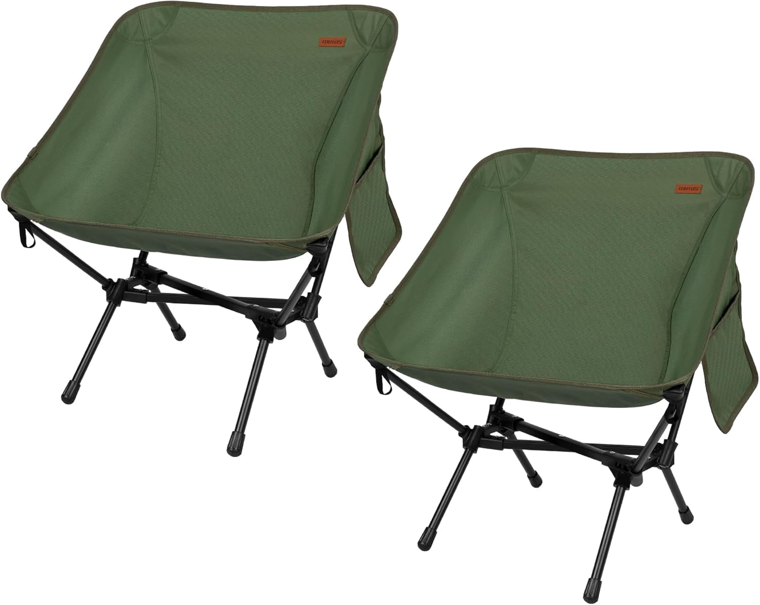 2 Pack Ultralight Camping Chair, Portable Folding Backpacking Chair ...