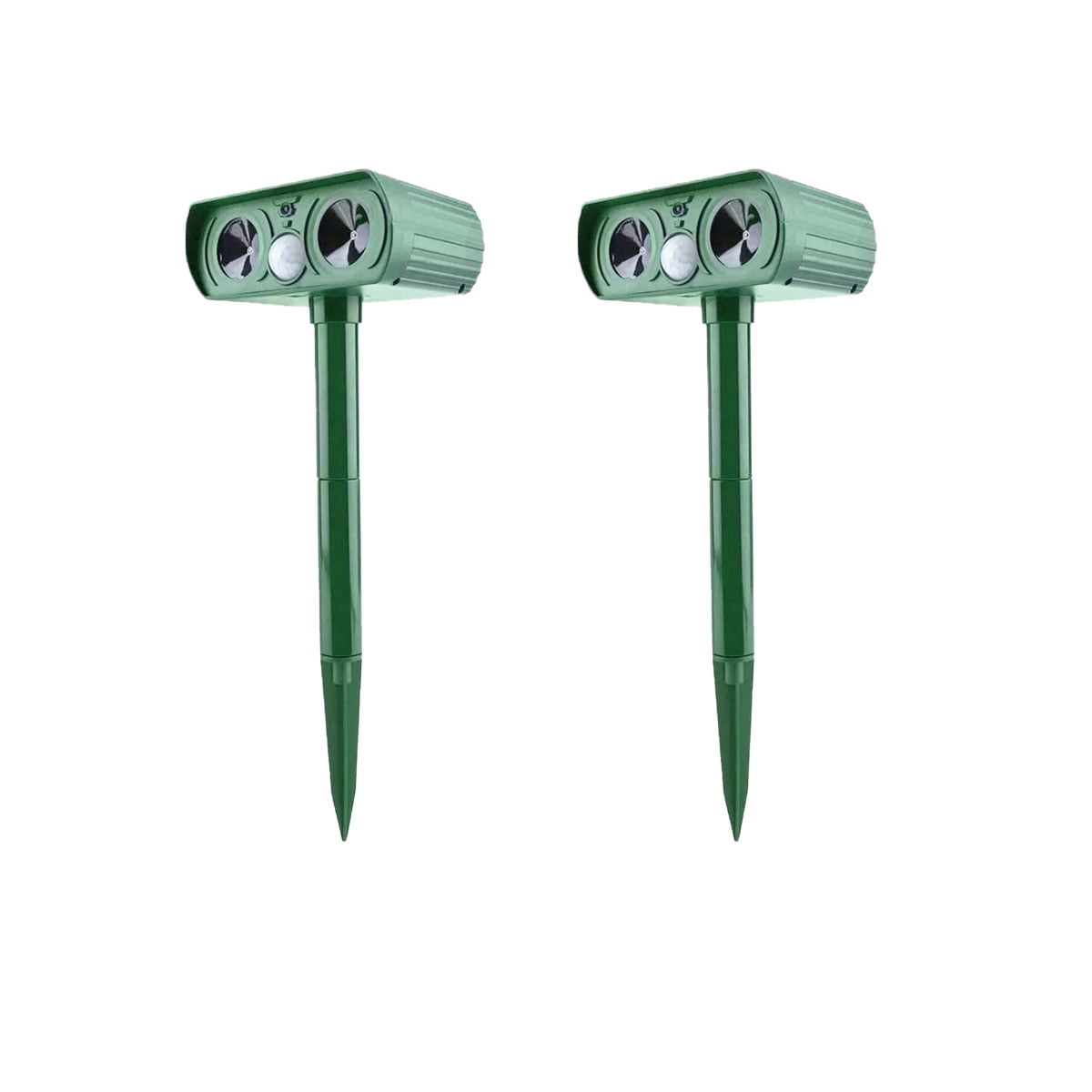 2 Pack Ultrasonic Animal Repellent Outdoor - Solar Powered with Motion ...