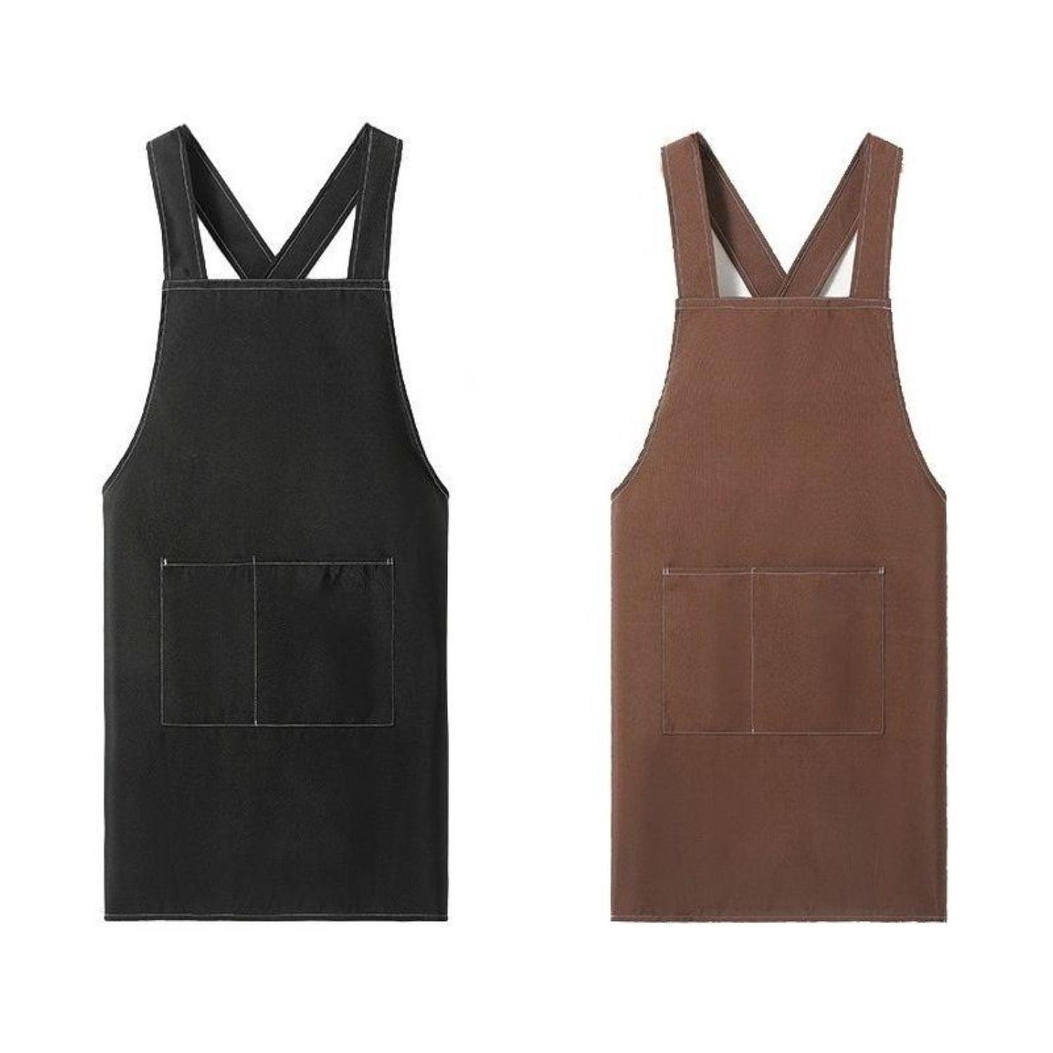 2-Pack Unisex Adjustable Apron, Stain & Tear Resistant, Lightweight ...