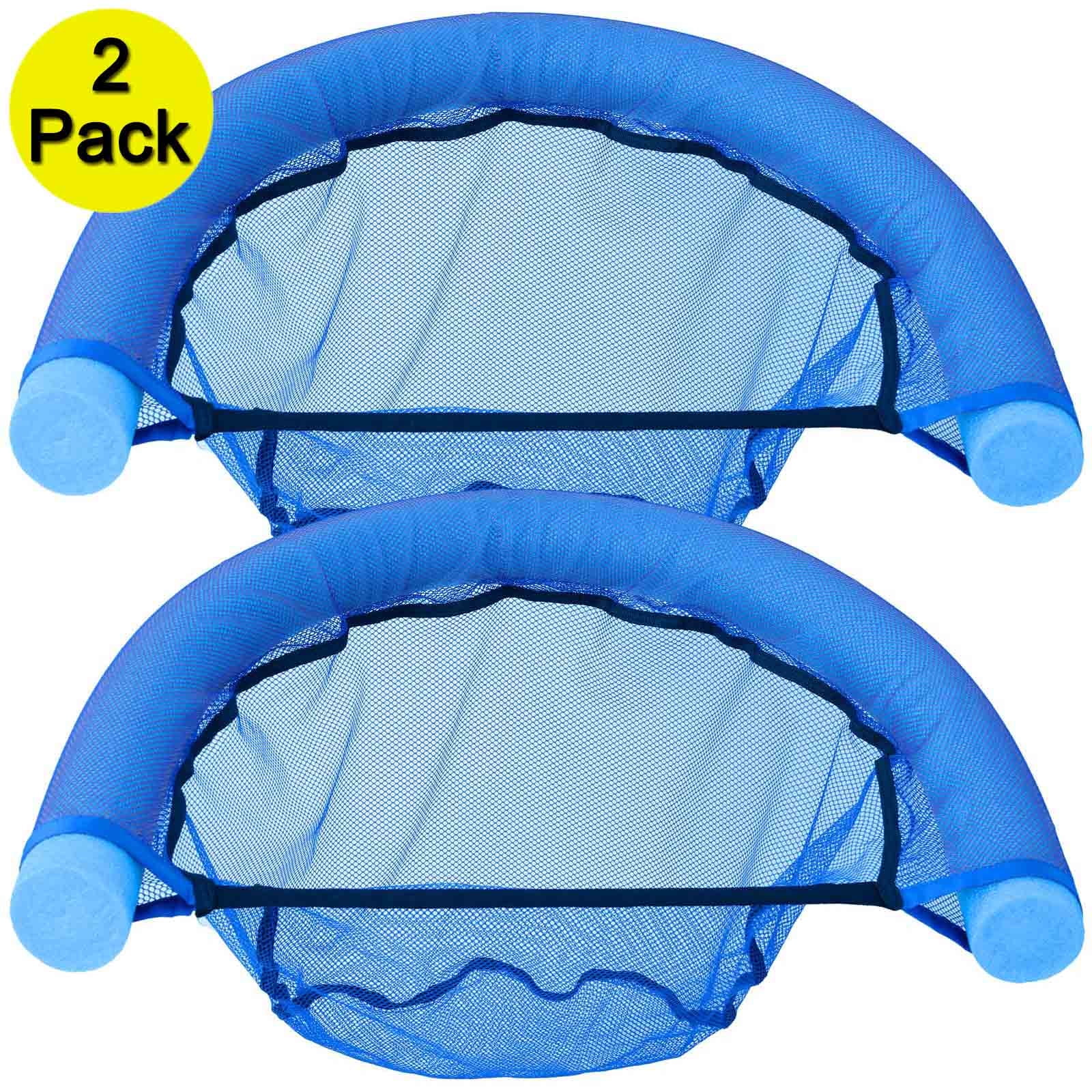 2 Pack Unisex Mesh Floating Noodle Chair Pool Float For Ages 15 And Up ...