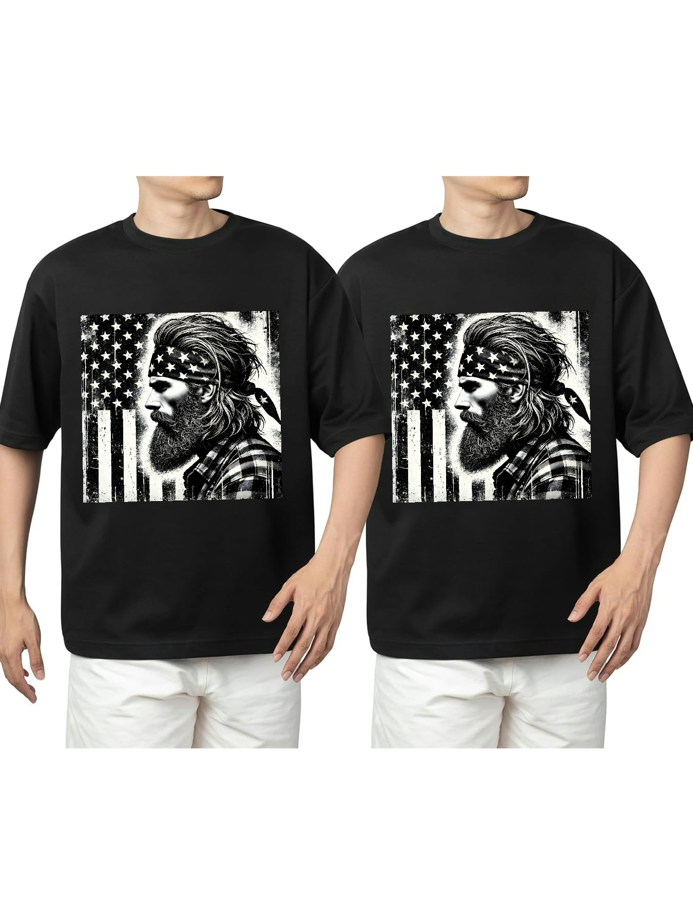 2 Pack Unisex Ultra Cotton T-Shirt Running Gym Workout Short Sleeve Tee ...