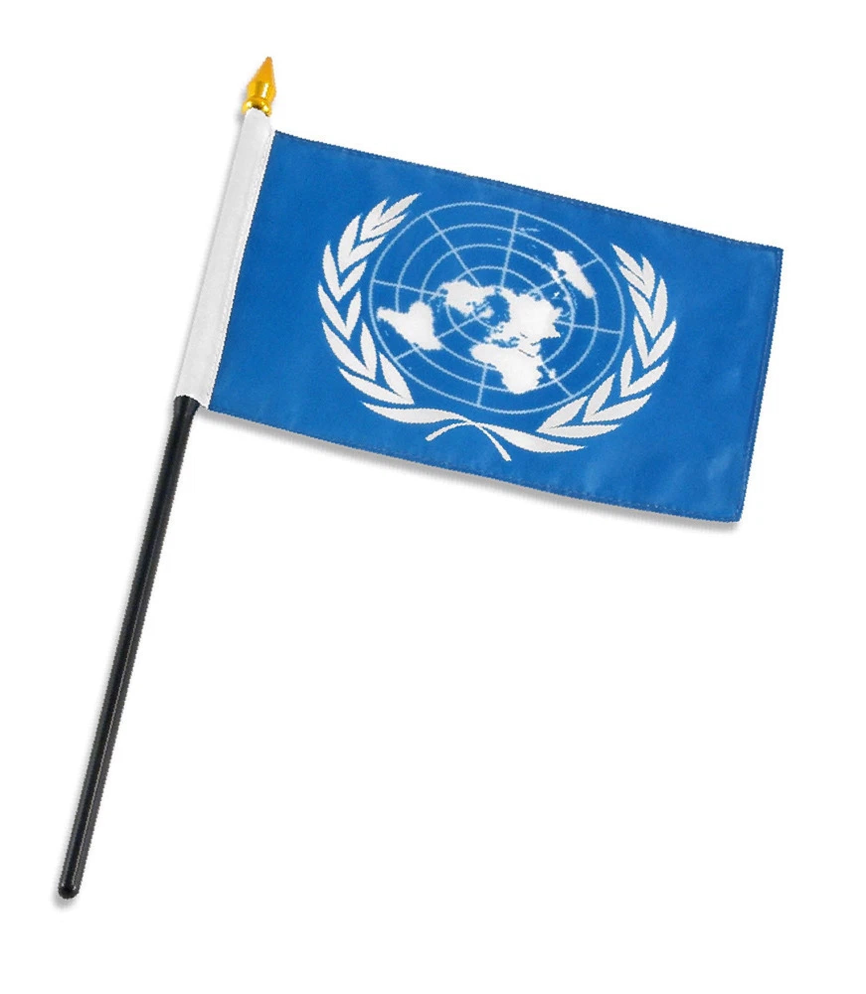 2 Pack United Nations Flag 4"x6" Desk Set Table Stick - Walmart.com
