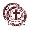(2 Pack) United States 250 Year Commemoration Magnets - Patriotic ...