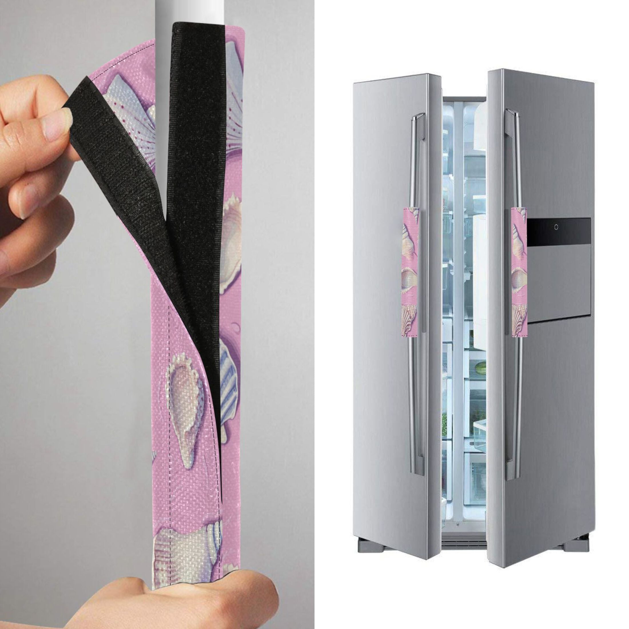 2 Pack Universal Adjustable Appliance Handle Covers for Fridge Oven ...