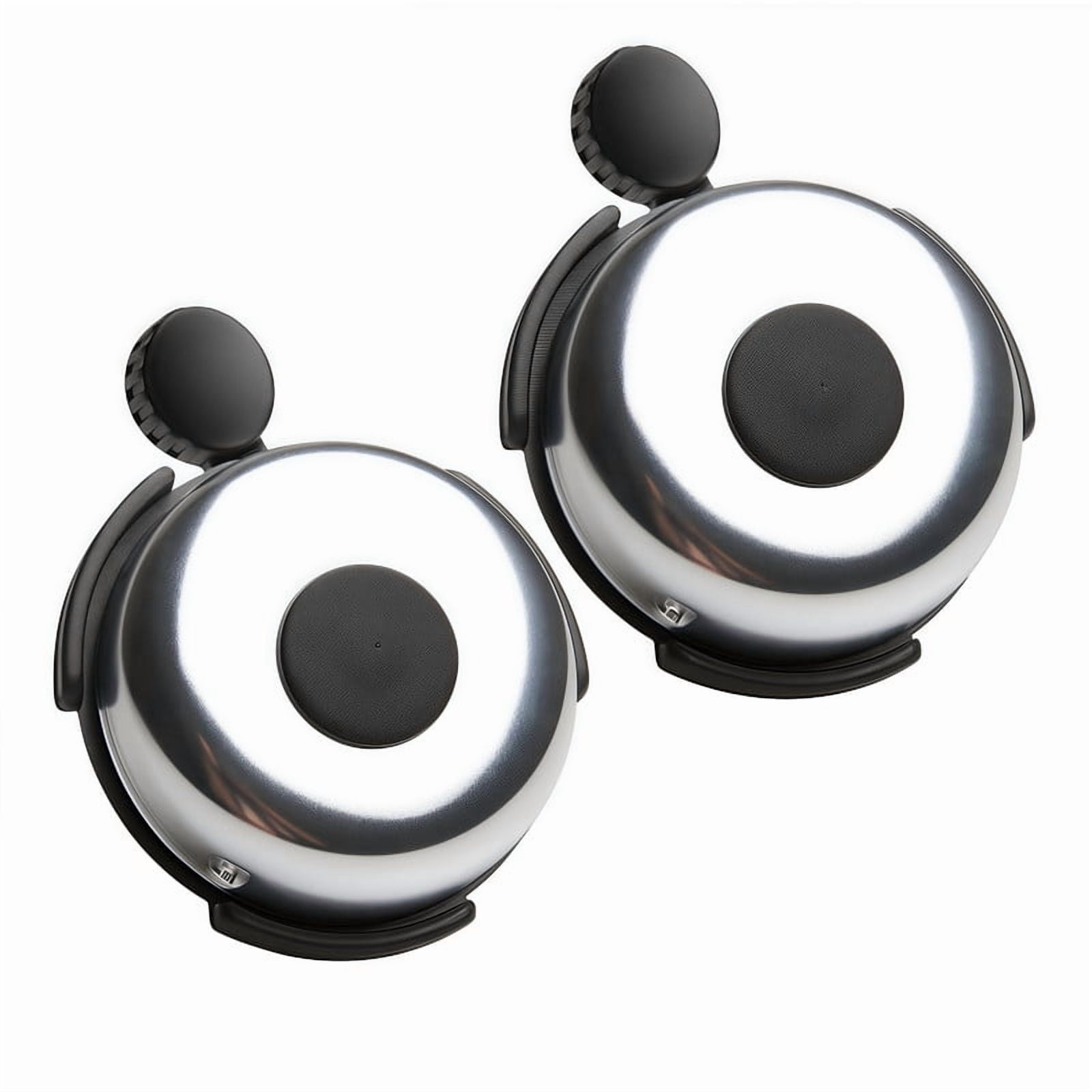 2-Pack Universal Bicycle Bell, Loud & Classic Ding for Safety on Adult ...
