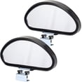 2 Pack Universal Blind Spot Mirrors Adjustable Wide Angle Side Rear ...