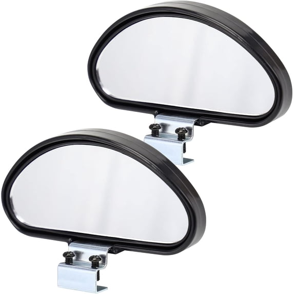 2 Pack Universal Blind Spot Mirrors Adjustable Wide Angle Side Rear ...