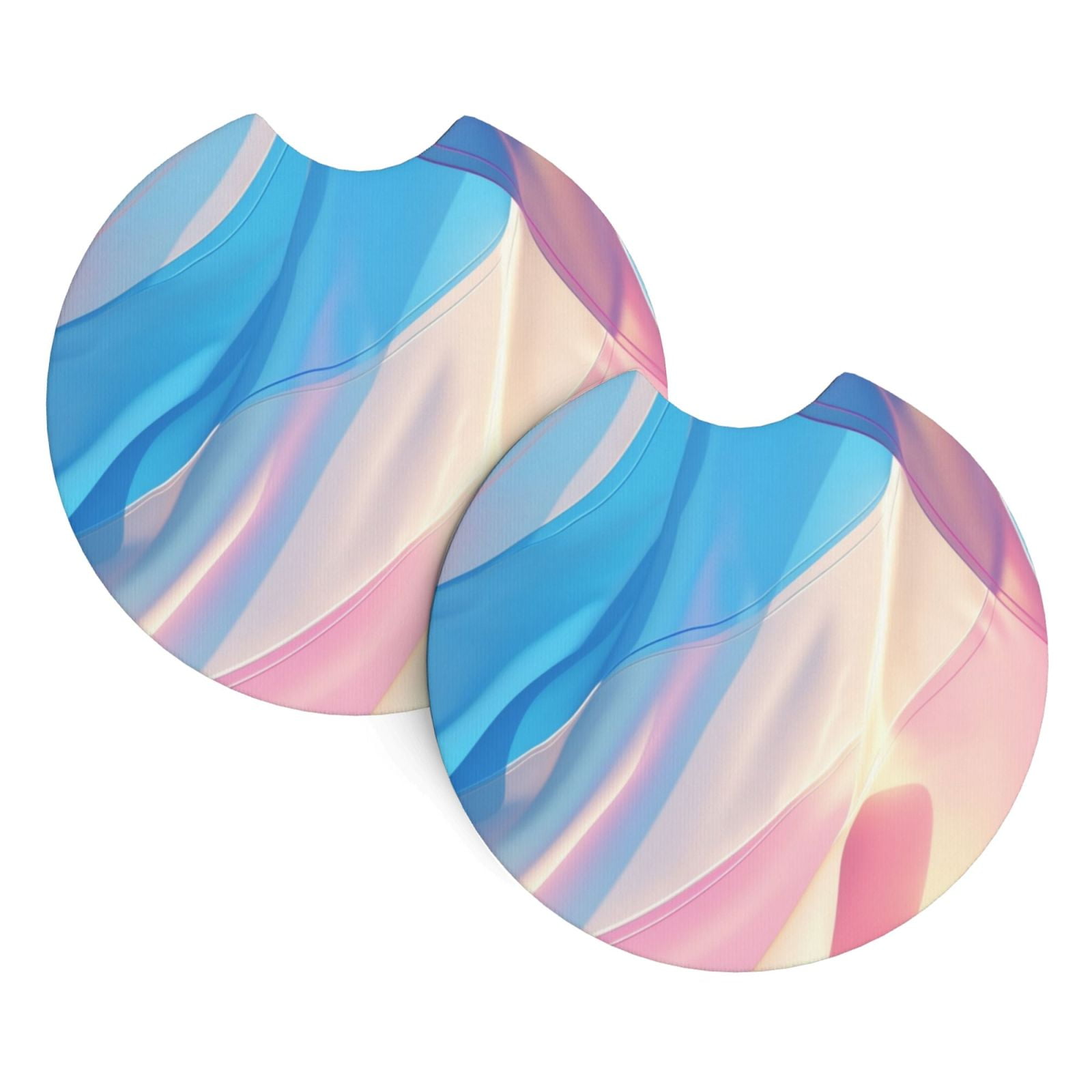 2-Pack Universal Car Cup Holders - Neoprene Rubber, Non-Slip, Heat ...