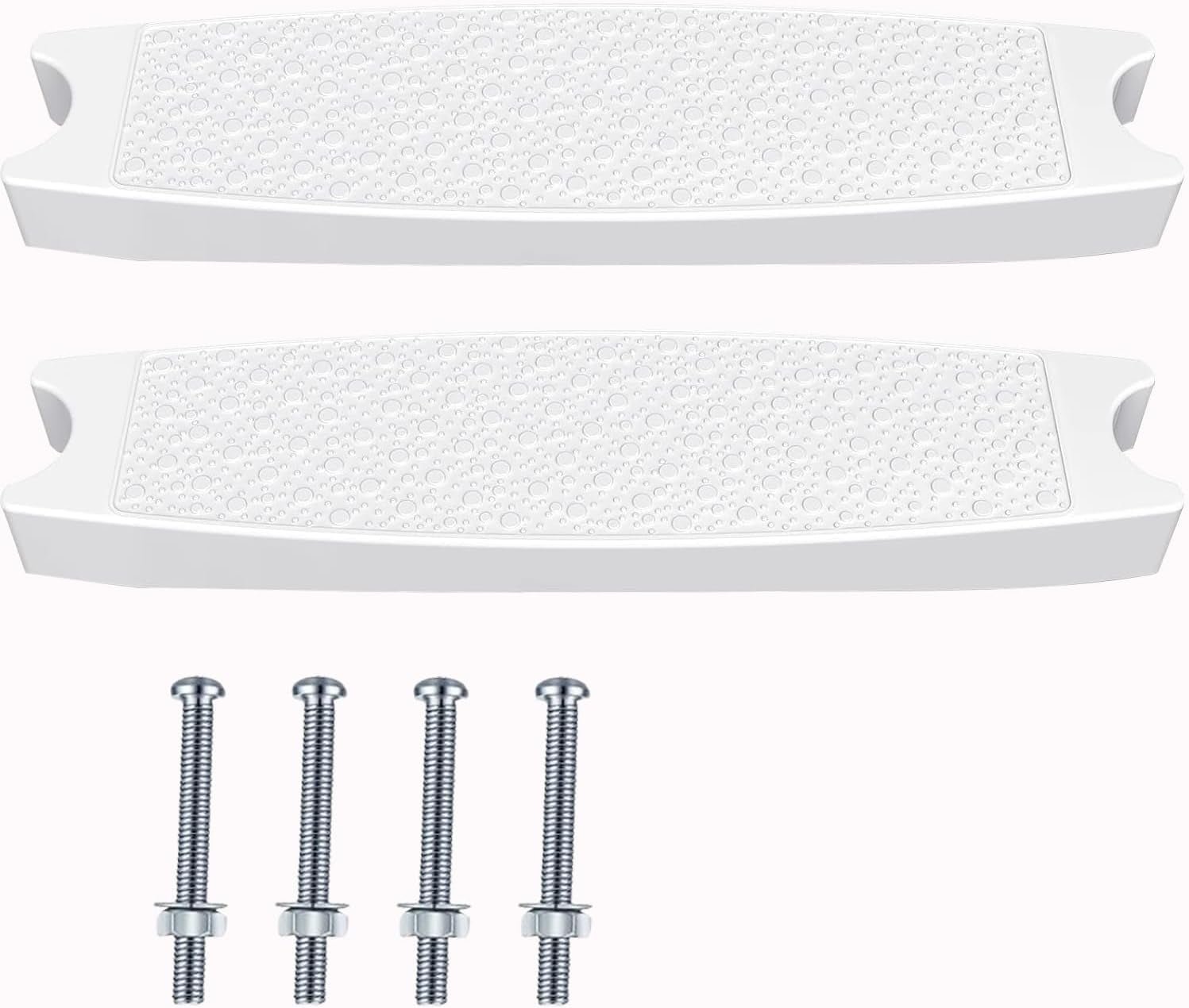 2-Pack Universal Pool Ladder Steps Replacement, 18" Heavy-Duty Molded ...