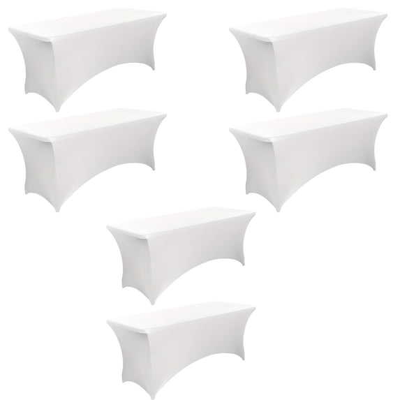 2 Pack Universal Rectangular Tablecloth Protector - 6/12/24pcs 6 Foot ...