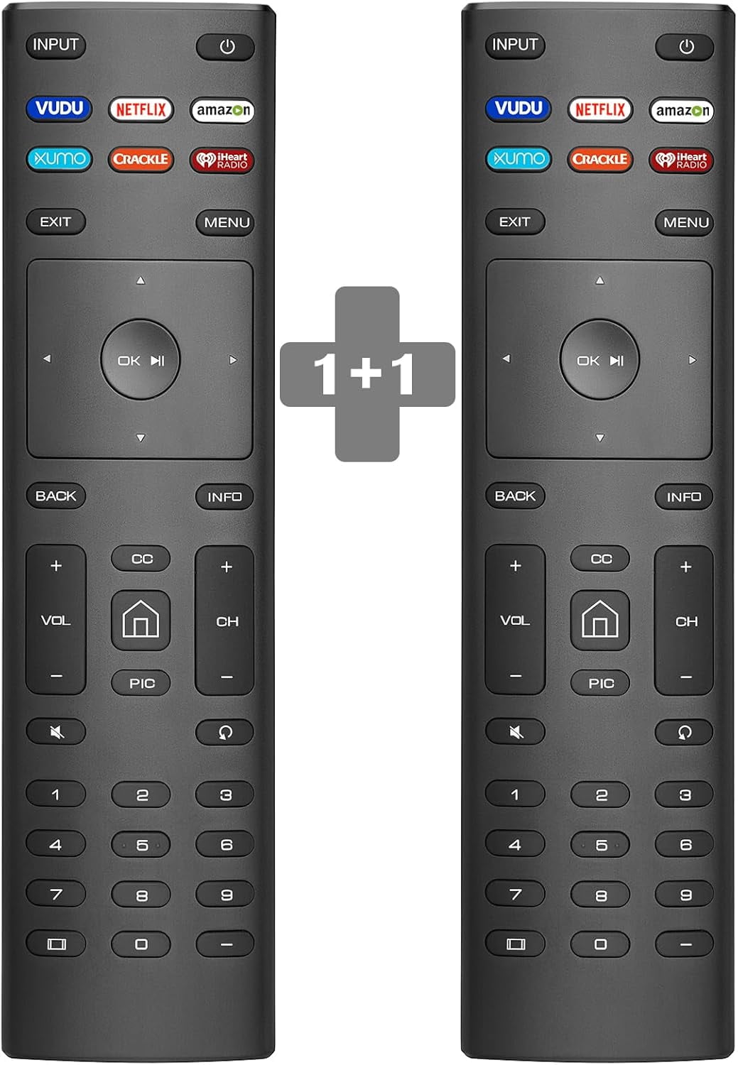 【2 Pack】 Universal Remote Control for All VIZIO Smart TV Remote ...