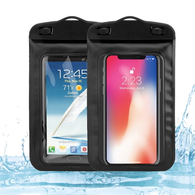 (2 Pack) Universal Waterproof Interlocking Seal Carrying Case for ...