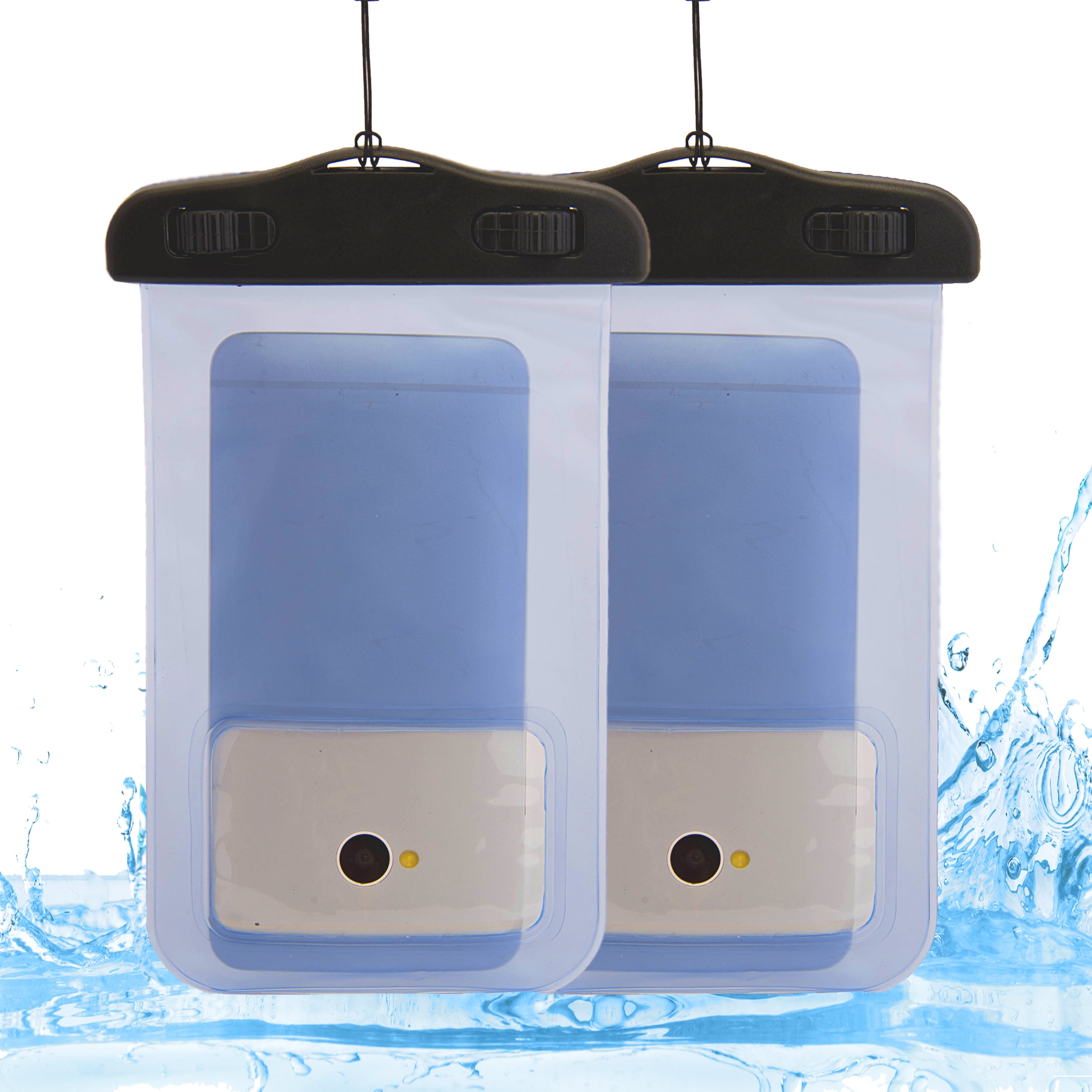 (2 Pack) Universal Waterproof Interlocking Seal Carrying Case for ...