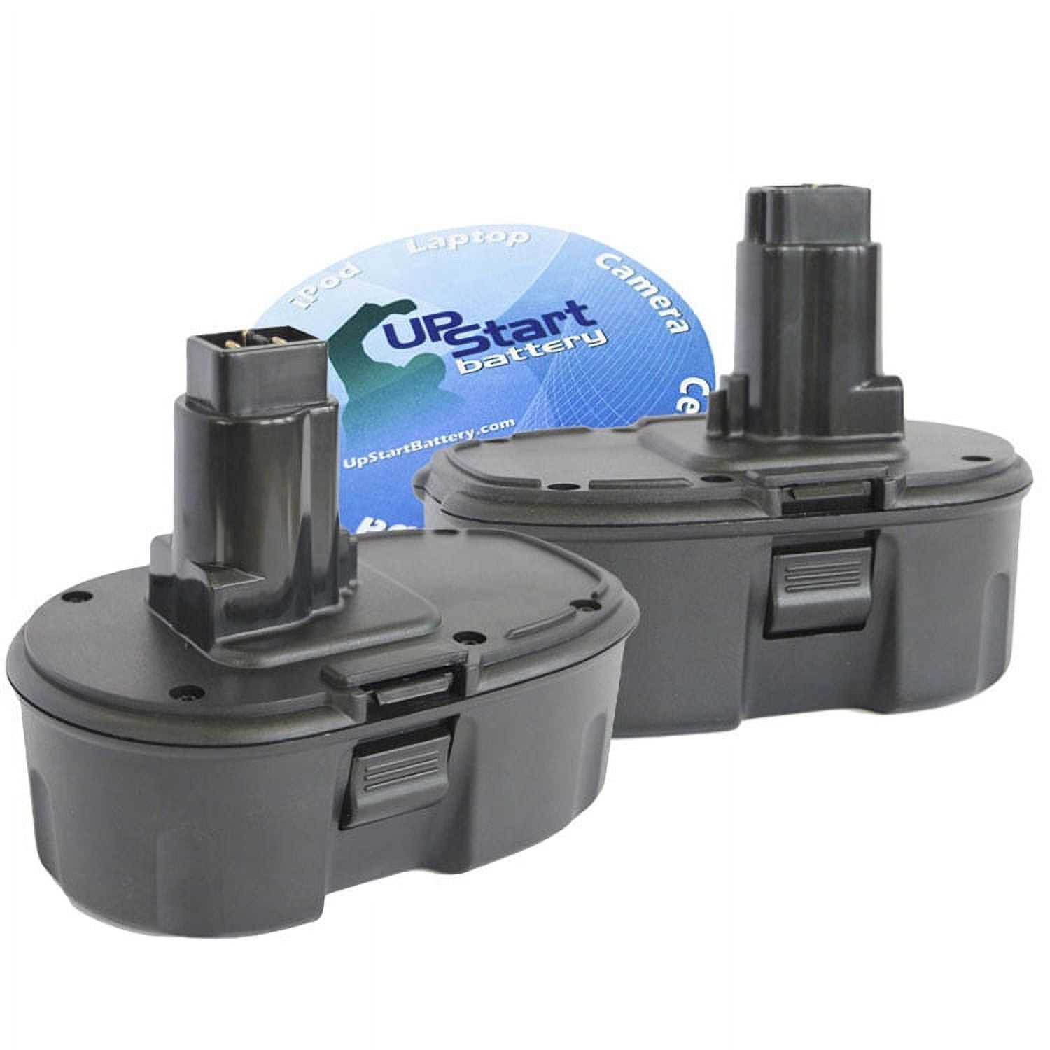 2-Pack UpStart Battery DeWalt DC725KA Battery - Replacement DeWalt 18V ...