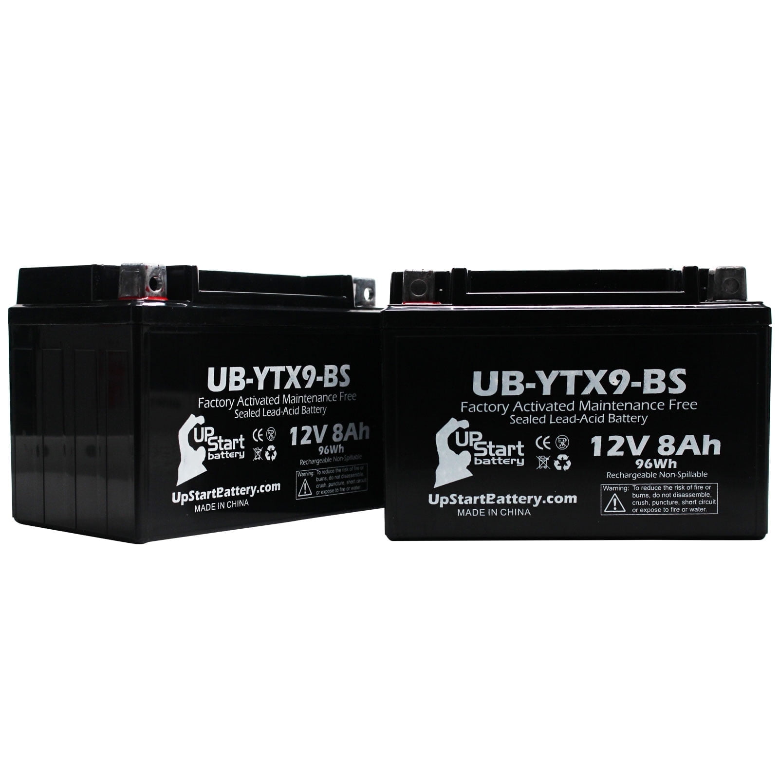2-Pack UpStart Battery Replacement 2010 Kawasaki ZX600-FA Ninja ZX-6R ...