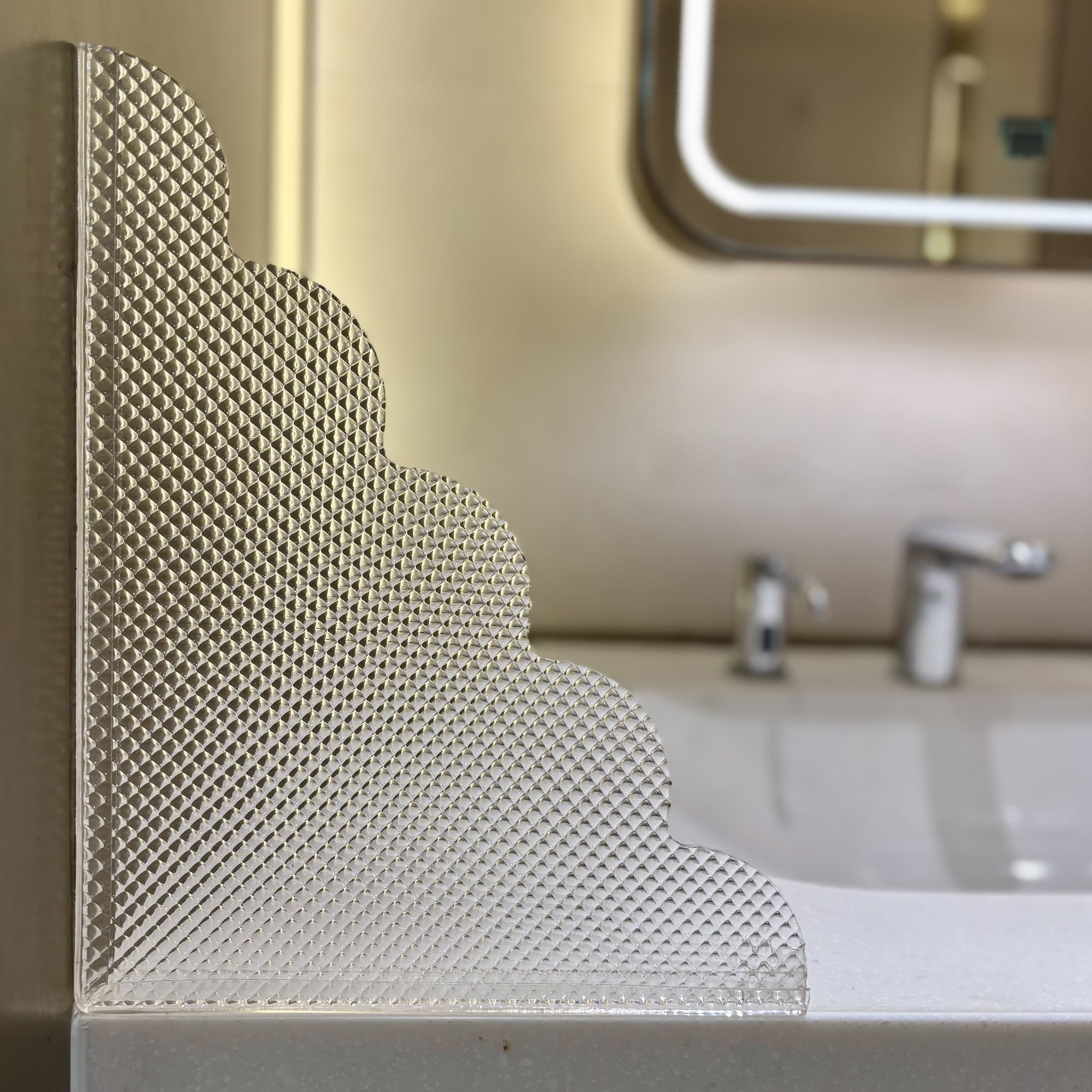 2 Pack Updated Shower Splash Guard, Large Splash Guards for Bathtub ...