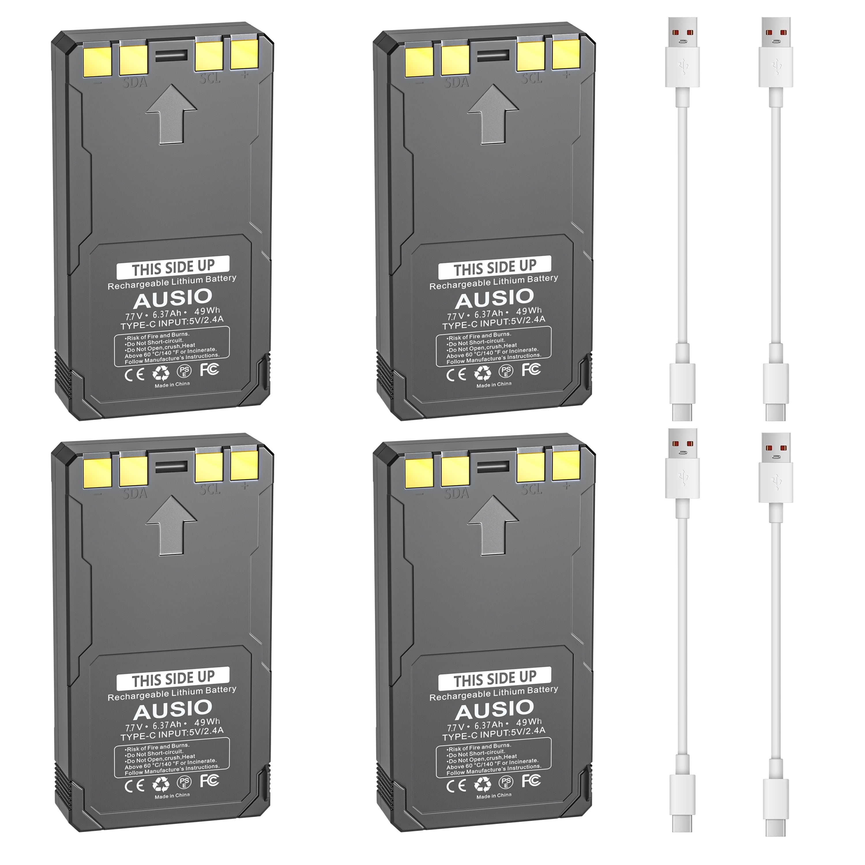 2-Pack Upgrade 7000mAh Rechargeable Batteries, Replacement for LIT-22 ...