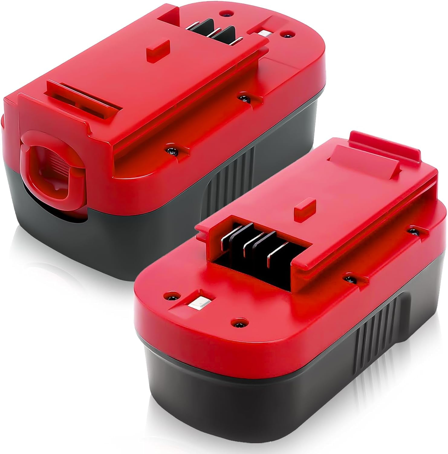 2-Pack [Upgraded to 3600mAh] HPB18 Replacement for Black and Decker 18V Battery Compatible with ...