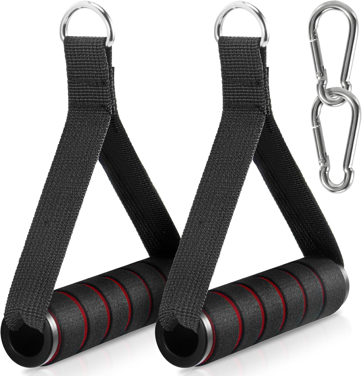 2 Pack Upgraded Exercise Handles, Gym Handle Equipment for Cable ...
