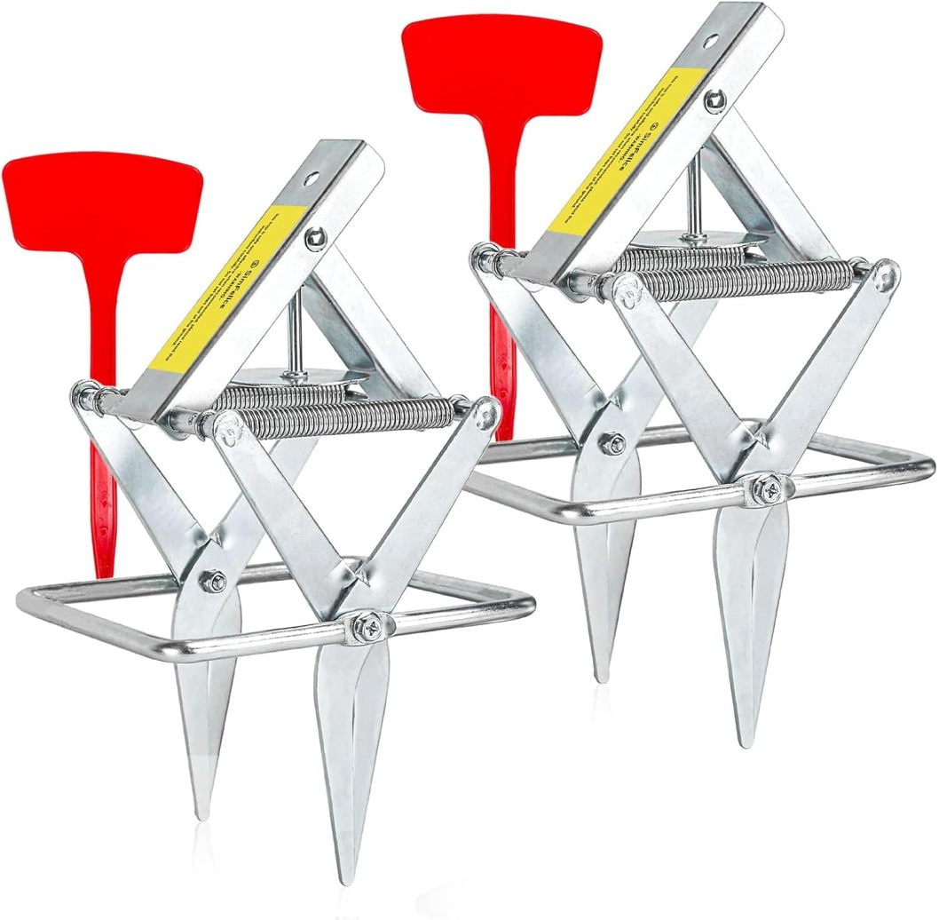 2 Pack Upgraded Mole Traps Heavy Duty Scissor Mole Trap for Lawns ...