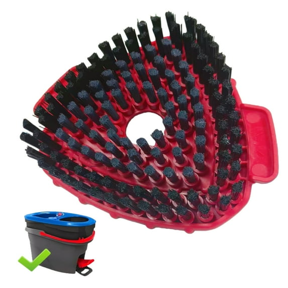 Upgraded Spin Mop Replace Scrub Mop Brush Compatible with O Cedar 2 ...