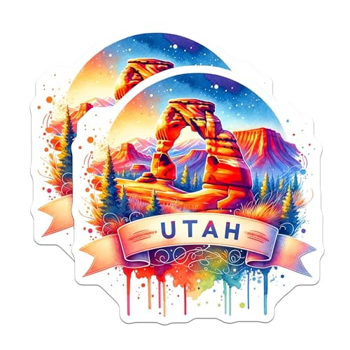 (2 Pack) Utah Scenic Magnets - Travel Souvenir - Nature Lover Decor ...