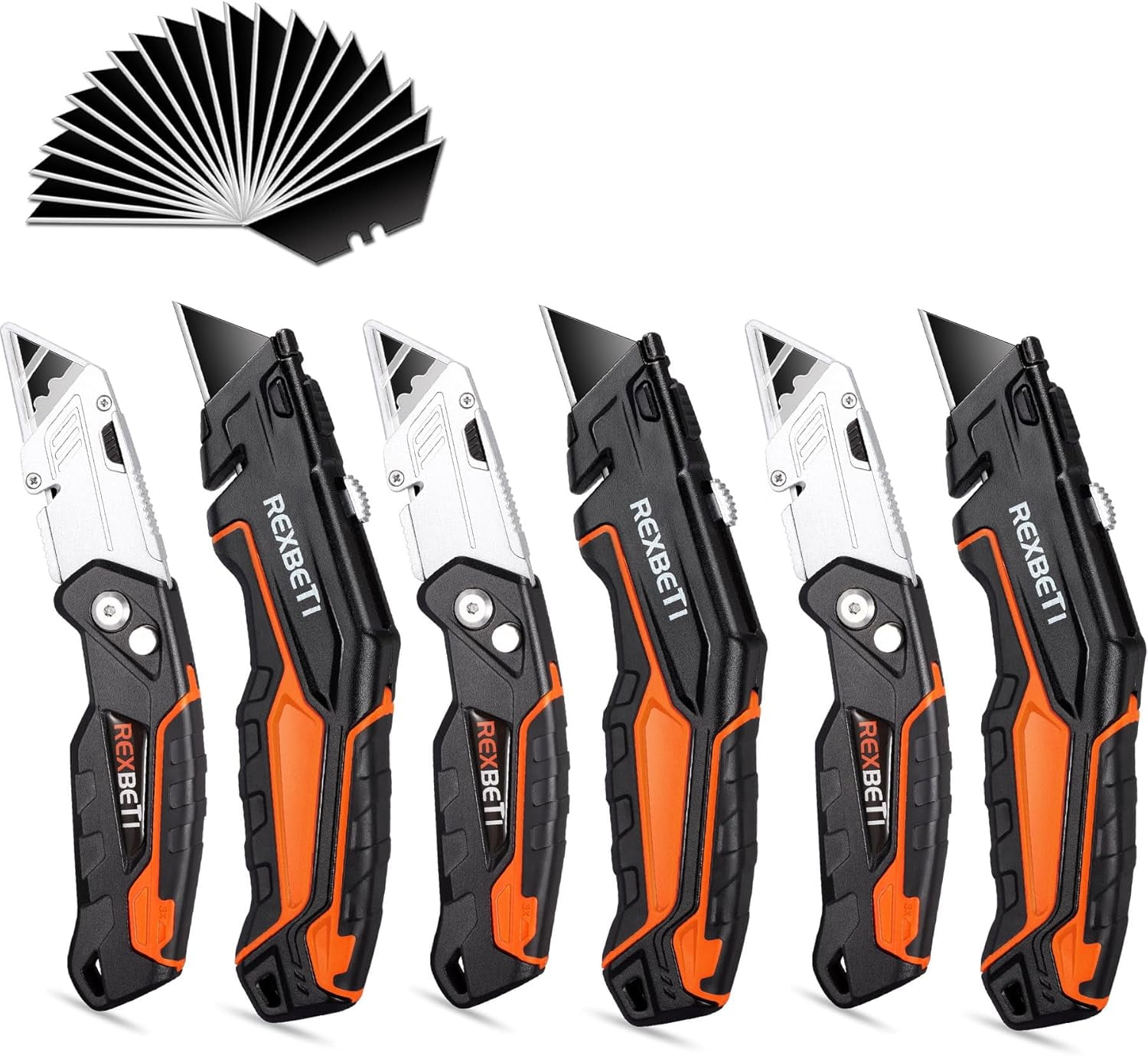 2-Pack Utility Knife, SK5 Heavy Duty Retractable Box Cutter for Cartons ...