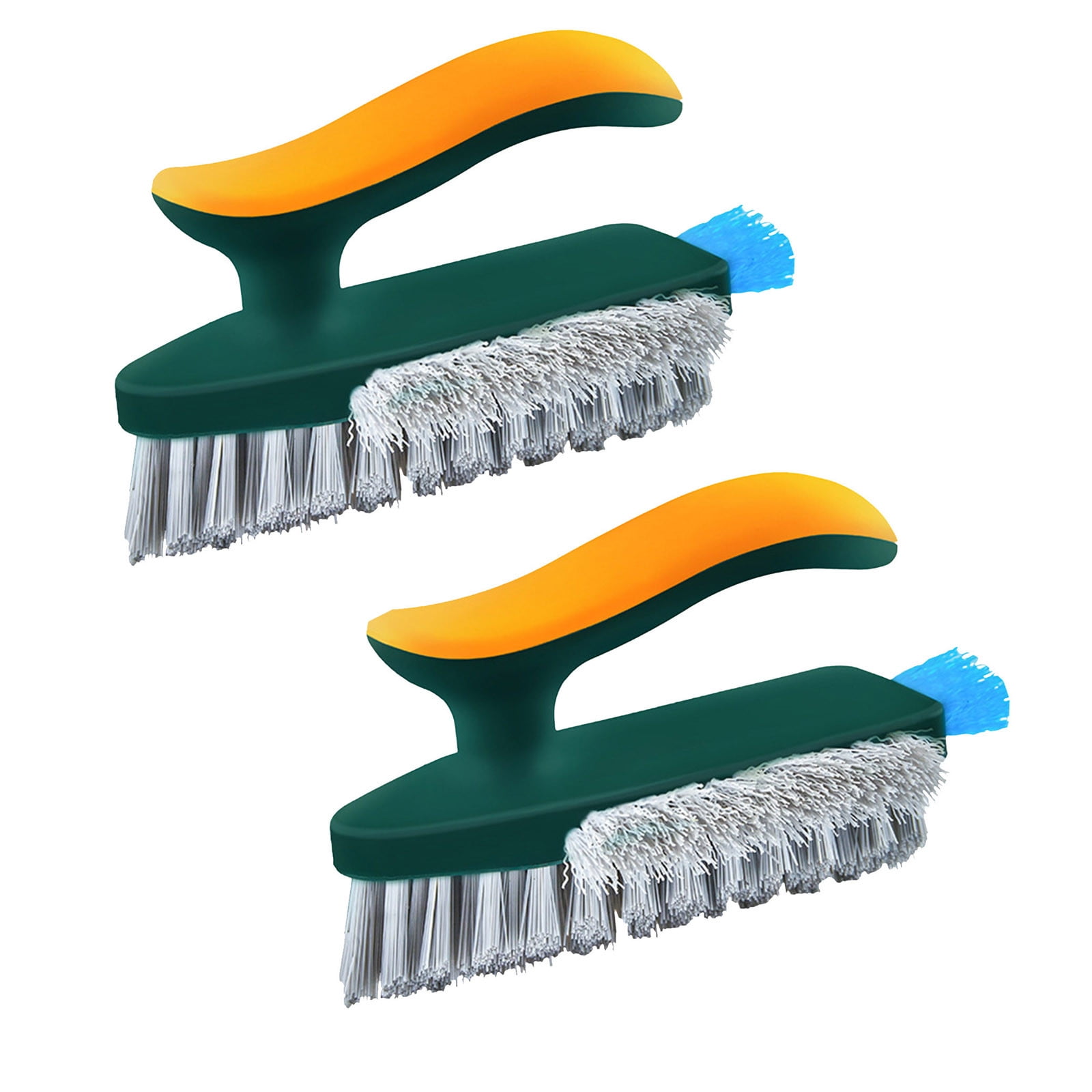 2-Pack V-Shaped Wall Corner Crevice Cleaning Brush with Handle, Dual ...