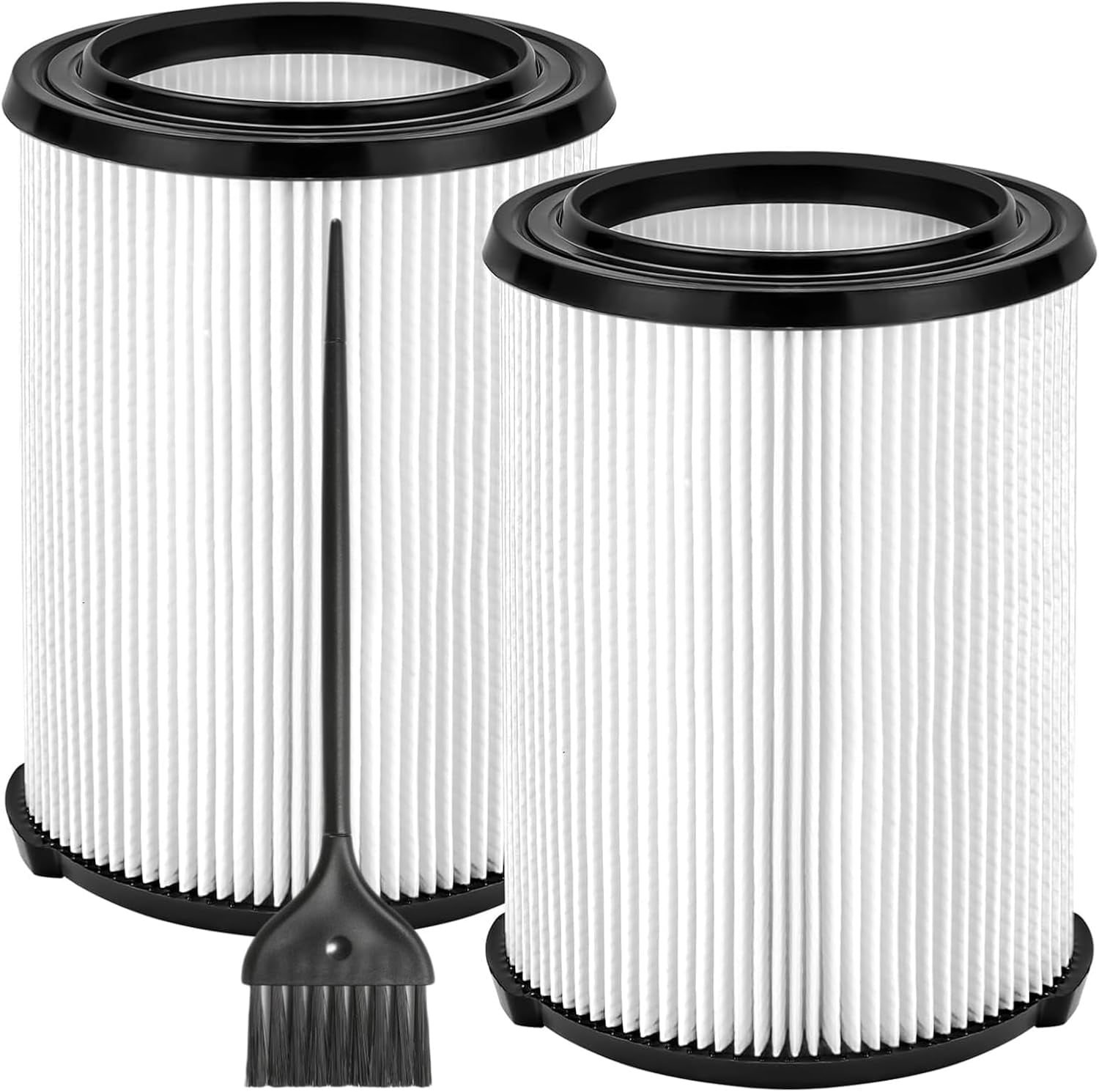 2-Pack VF4000 Filter Compatible with Ridgid Shop Vac,Standard Wet/dry ...