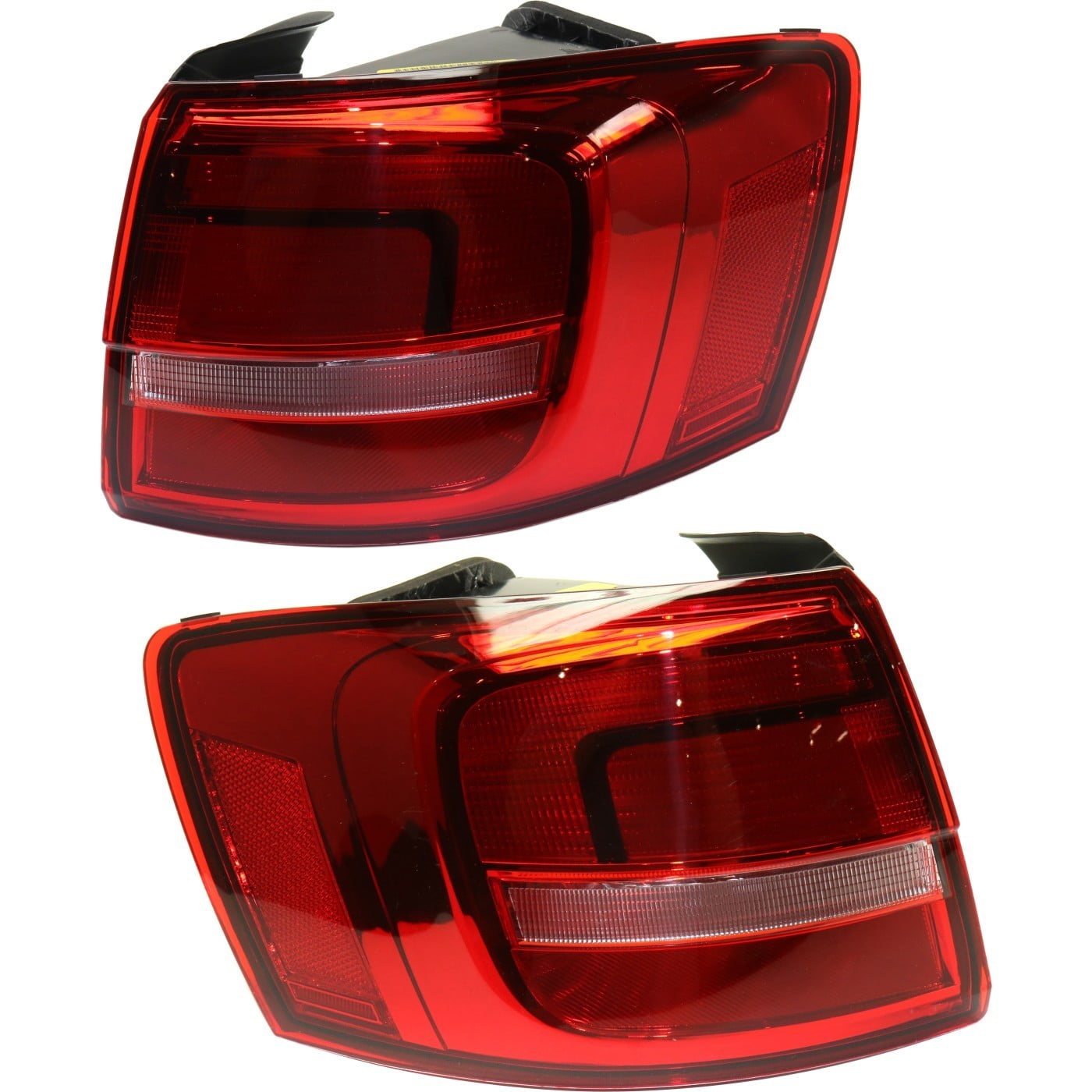 2-Pack VW Tail Lights for 2009-2016 for Golf for GTI GT/T5 Gti w Baked ...