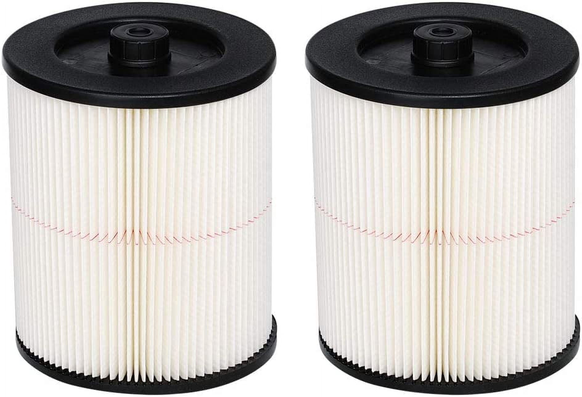 2 Pack Vacuum Replacement Cartridge Filter for craftsman shop vac ...