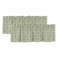 2 Pack Valances for Windows, Sage Green Window Valances for Living Room ...