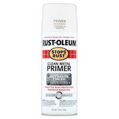 2-Pack Value - Rust-oleum stops rust clean metal primer spray, 12 oz ...