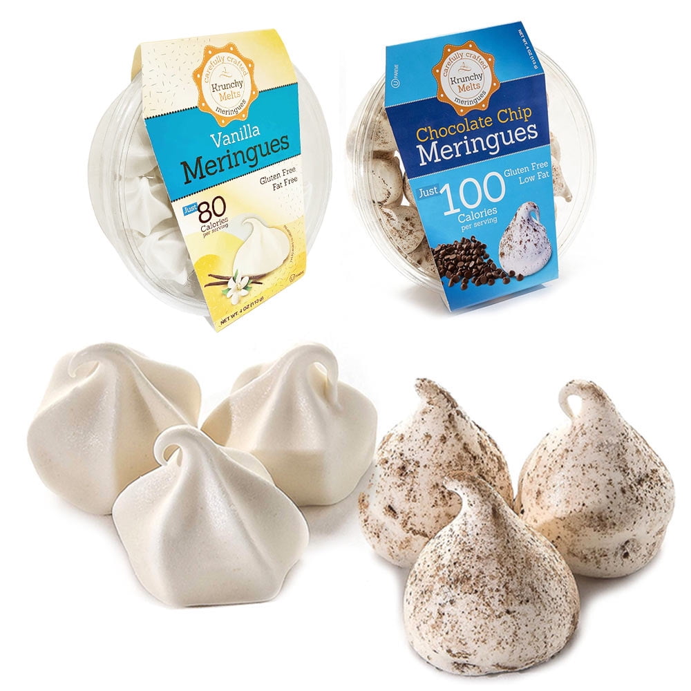 AllTopBargains 2 Packs Gluten-Free Vanilla & Chocolate Chip Meringue ...